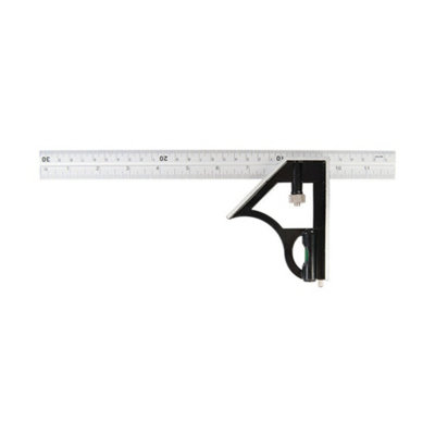 300mm Combination Square Rule & Spirit Level Metric & Imperial Edge ...