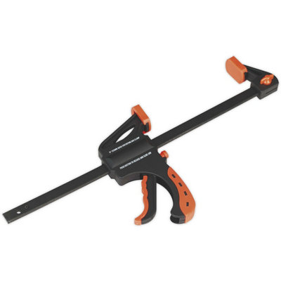 300mm Ratchet Bar Clamp with Quick Release & Reversible Jaw