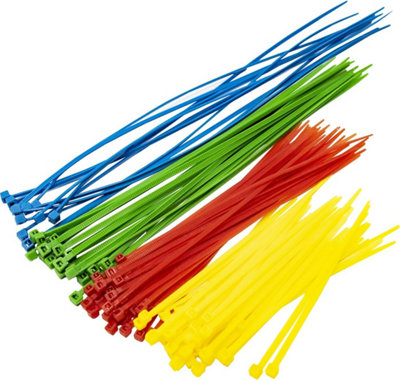 300pcs Assorted Cable Ties Plastic Zip Tie Wraps Nylon Cables Self ...