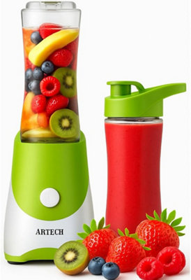 300W Personal Blender Portable Smoothie Maker with Two 600ml Bottles ...