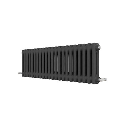 300x1010mm Horizontal Traditional 2 Column Cast Iron Style Radiator ...
