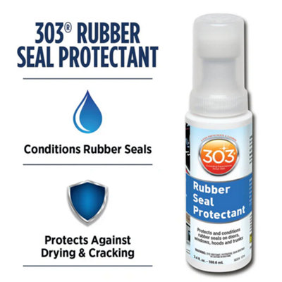 303 Rubber Seal Protectant Drying Doors Trunk Windows Conditioning 4oz ...