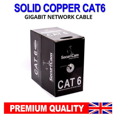 305m CAT6 Solid Copper Ethernet Cable, Outdoor UTP, CAT 6 High Speed ...