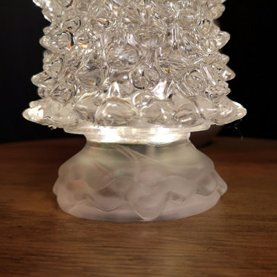 30cm Dual Power LED Water Spinner Christmas Tree With Warm White LEDs