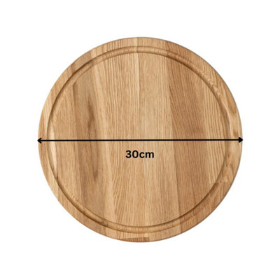 30cm Round Wooden Kitchen Cutting Board