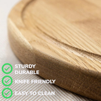 30cm Round Wooden Kitchen Cutting Board