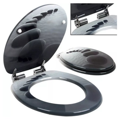 30L Litre Black Plastic Bullet Bin Rubbish Waste Bins Kitchen Dustbin ...