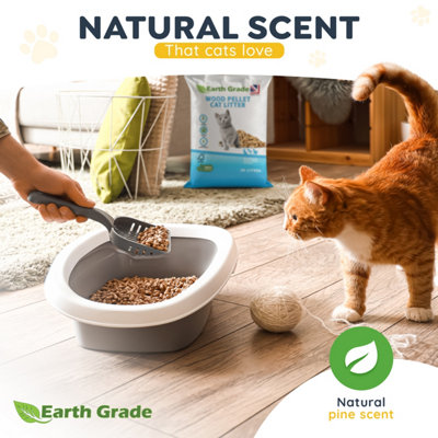 30L Premium Wood Pellet Cat Litter Biodegradable Virgin Softwood ...