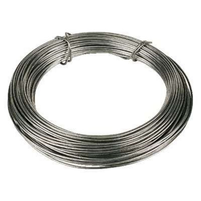 30m Galvanised Steel Wire 1.6mm Thick | DIY at B&Q