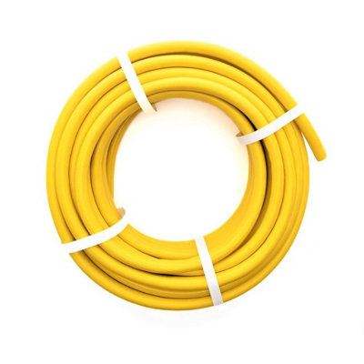 30m Garden Hose Heavy Duty Reinforced Extra Thick Sheathing Yellow