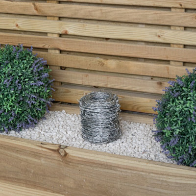 30m x 1.6mm Barbed Security Wire in Plastic Carry Tub