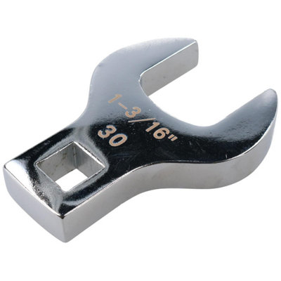 30mm (1 3/16") Crowfoot Wrench 1/2" Drive Crows Feet Spanner for Torque ...