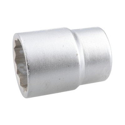 30mm 3/4" Drive Socket 12 Sided 55mm HGV Satin Finish Chrome Vanadium ...