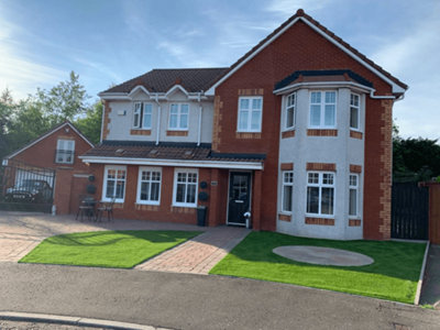 30mm Artificial Grass Natural & Realistic High Density Soft Lush Green ...