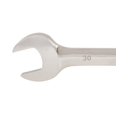 30mm Flexible Ratchet Ring Spanner Pivot Metric Car Lorry Garage Handy Tool