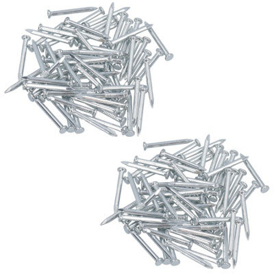 30mm Masonry Hardened Wall Nails Pins for Brick Stone Block Concrete 140pc