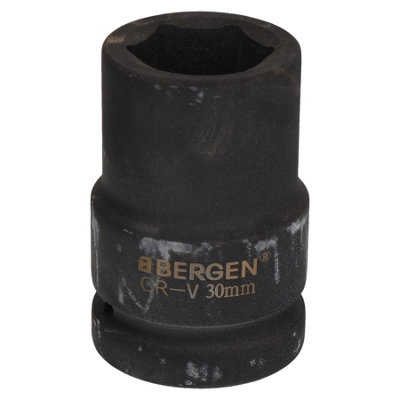 30mm Metric 1" Drive Deep Impact Socket 6 Sided Single Hex Thick Walled ...