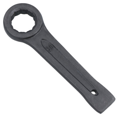 30mm Slogging Box End Striking Ring Wrench Spanner Bi-Hex 12 Sided Metric