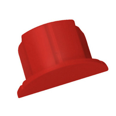 30mm x 15mm Smooth Fit End Cap Red Adapter Trunking Cover Conduit Pipe ...