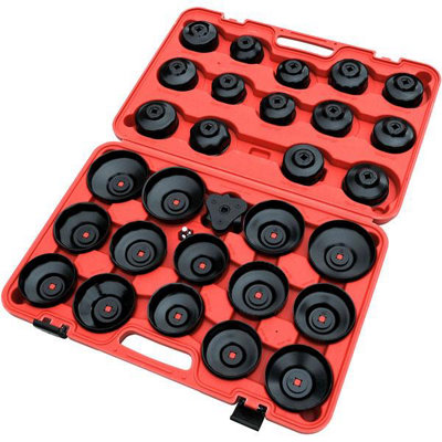 30pc Filter Wrench Kit -Cup Type 3/8 & 1/2 Drive (CT1656)