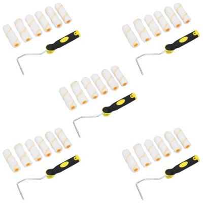30pc Mini Roller And Sleeves Set For Gloss Emulsion Paints Painting ...