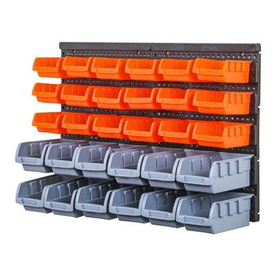 30pc Wall Mounted Backboards Which The Storage Bins - Diy Shed Storage ...