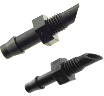 30pcs. 4.5mm Barb with 10-32UNF Thread - Micro Irrigation Fitting ...