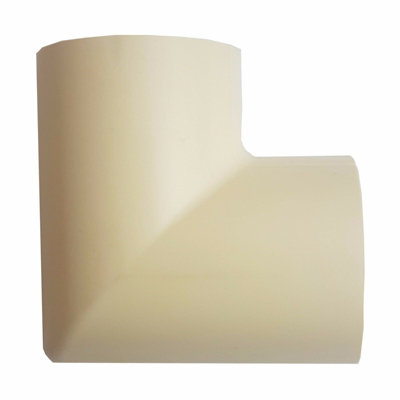 30x15mm Clip Over Flat Corner Bend Magnolia Adapter 90 Degree Trunking ...