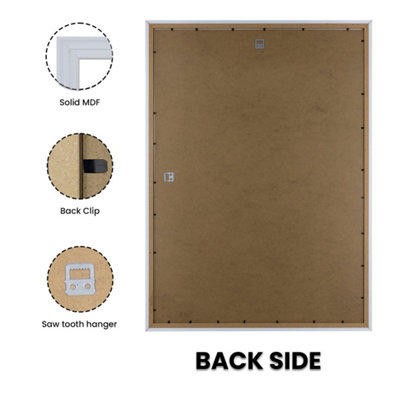 30x20" Classic White Modern Picture Frame - Poster Frame for Photos ...