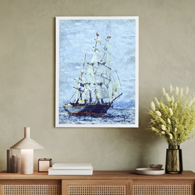 30x20" Classic White Modern Picture Frame - Poster Frame for Photos ...