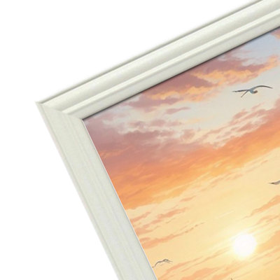 30x20" Classic White Modern Picture Frame - Poster Frame for Photos ...