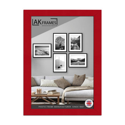 30x20" Red Poster Frame - Modern Picture Frame for Wall Art, Prints and ...