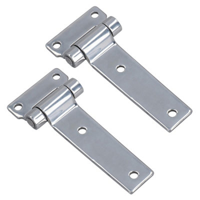 316 Stainless Steel Bolt on Door Hatch Hinge Bracket Fastener Marine ...