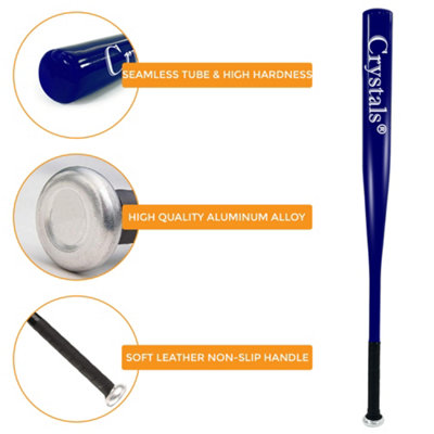 32" Heavy Duty Metal Baseball Bat Rounder Softball Pole Stick Stainless ...