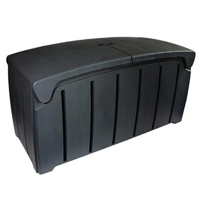322 Litre Extra Large Outdoor Garden Weather Proof Storage Box With ...
