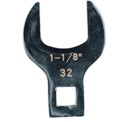 32mm (1 1/8") Crowfoot Wrench 1/2" Drive Crows Feet Spanner for Torque ...
