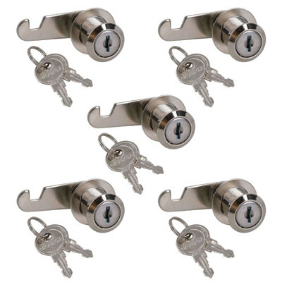 32mm Cam Lock Camlock Drawer Door Fastener Locker Cabinet Mailbox 2 ...