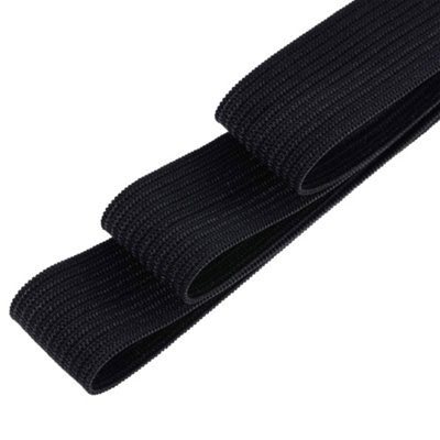 32mm Flat Elastic Band Stretchable Elastic Cord Stretch Strap, Black ...