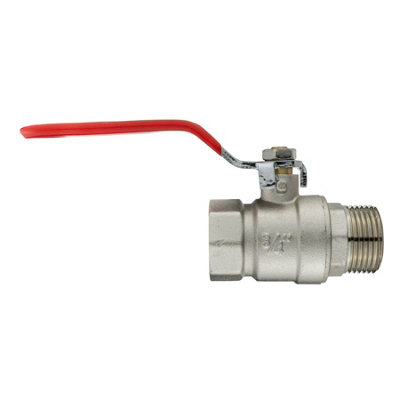 32mm MDPE Wall Flange Kit with 3 4 inch MF Lever Valve and 3 4 inch ...