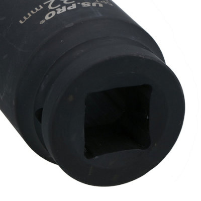 32mm Metric 3/4 Drive Double Deep Impact Socket 6 Sided Single Hex ...