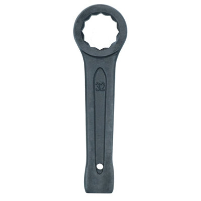 32mm Slogging Box End Striking Ring Wrench Spanner Bi-Hex 12 Sided Metric