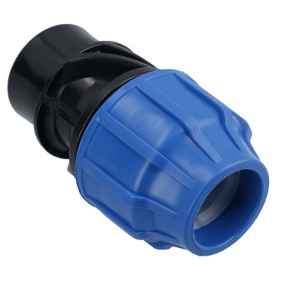 32mm x 1" MDPE Female Adapter Compression Coupling Fitting Water Pipe 10pk