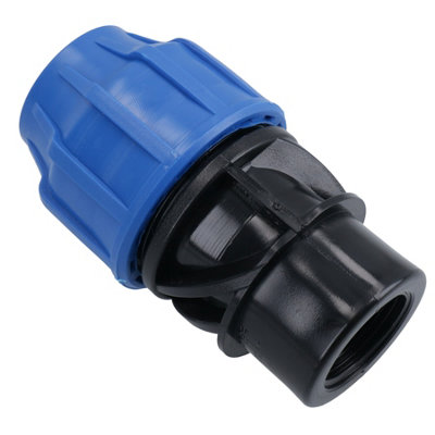32mm x 1" MDPE Female Adapter Compression Coupling Fitting Water Pipe 10pk