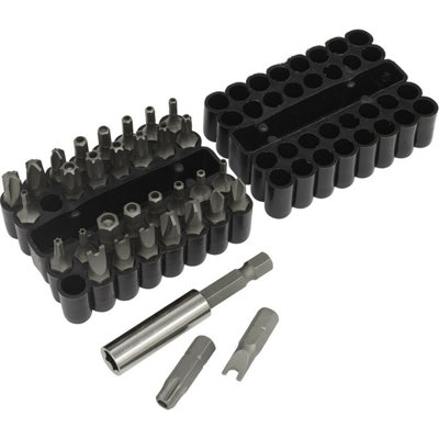 33 Piece Security Bit & Magnetic Adaptor Set - TRX-Star - Imperial & Metric