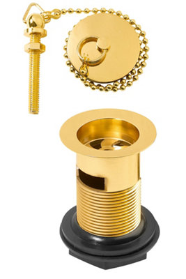 Products | Wirquin Gold Effect Slotted Waste