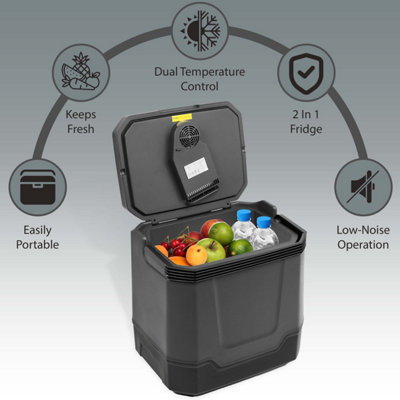 33L Cooler Hot / Cold Portable Cool Box Car Home Electric 240V AC / 12V ...