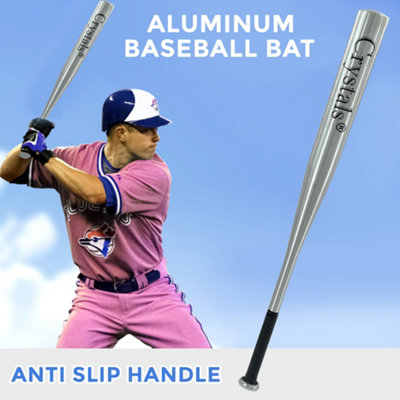 34" Heavy Duty Metal Baseball Bat Rounder Softball Pole Stick Stainless ...