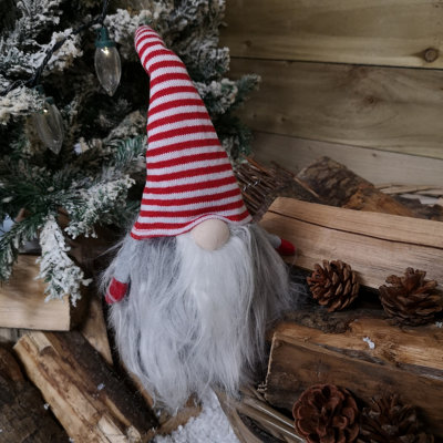 34cm Festive Gonk Cuddly Santa Indoor Christmas Plush Decoration in ...