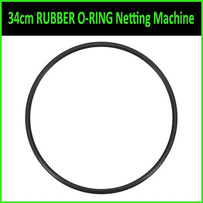 34cm RUBBER BRAKE O RING FOR Christmas Xmas Tree Rings Bands Netting ...