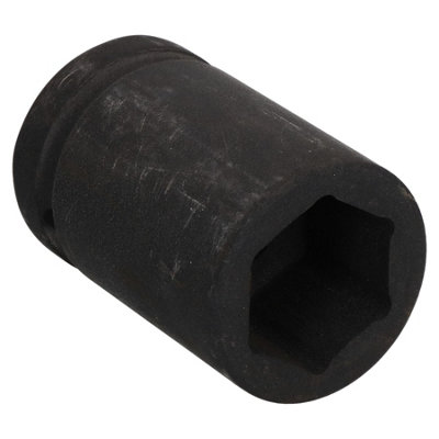34mm Metric 1" Drive Deep Impact Socket 6 Sided Single Hex Thick Walled